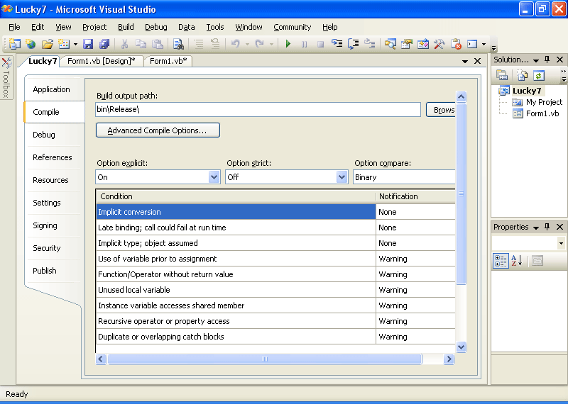 Building An Executable File Microsoft Visual Basic 2005 Step By Step