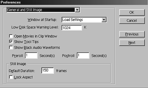 Importing Still Graphics Premiere 6 5 Fundamentals